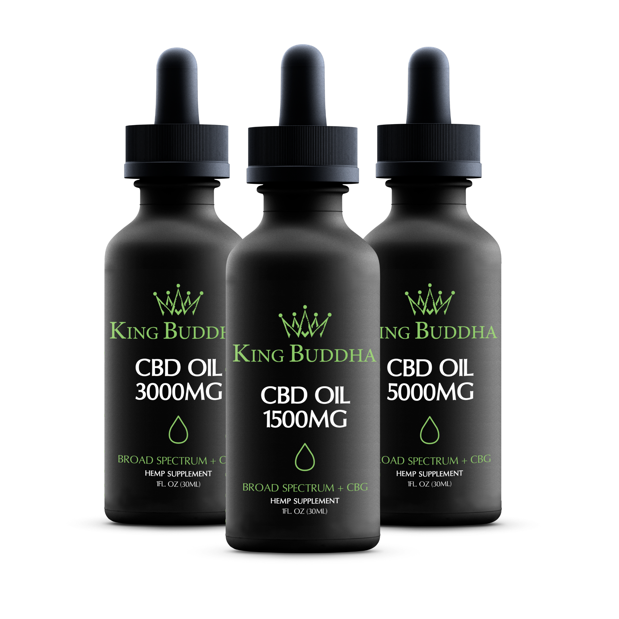 Buy CBD Tinctures & oils | Broad & Full Spectrum | King Buddha
